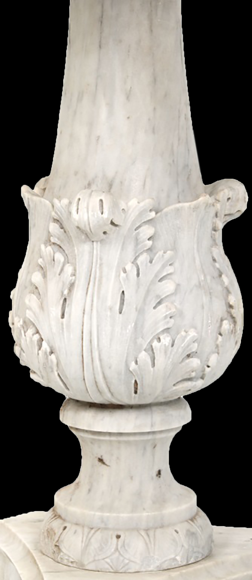 Elaborately Carved Marble Table